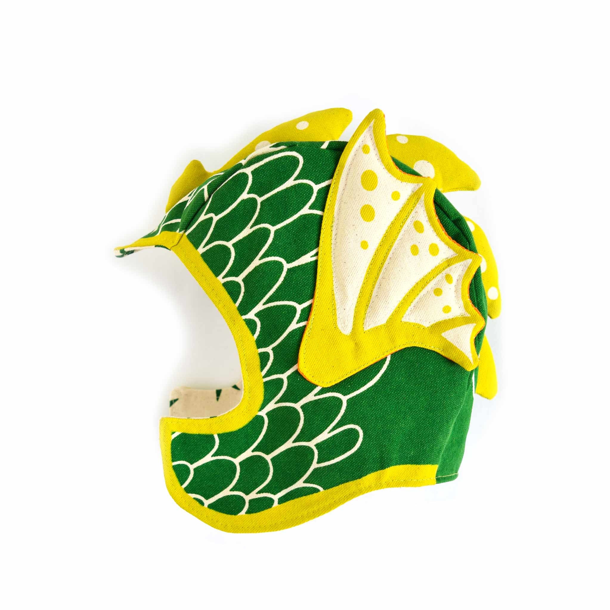 Green dragon hat costume set with wings, for fairytale dress up ...