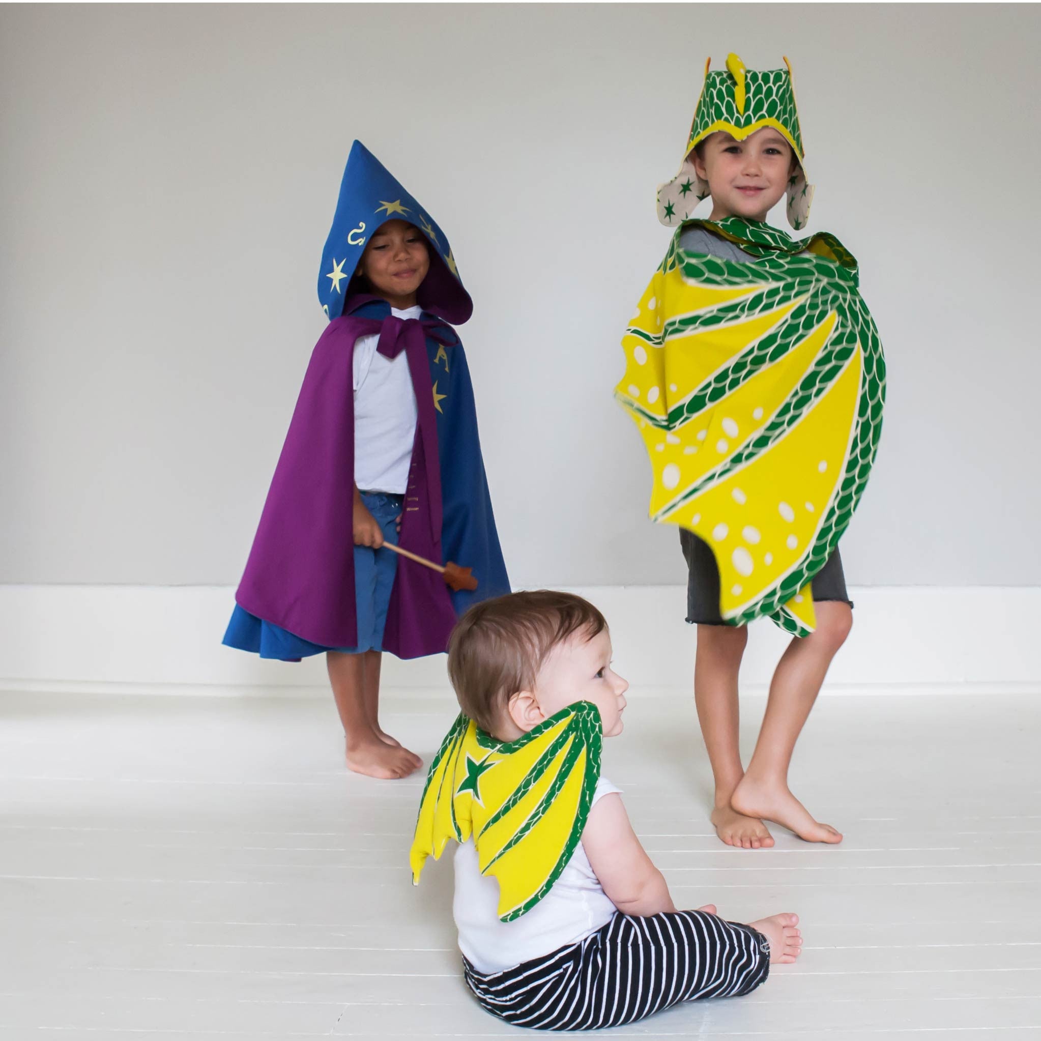 Green Dragon Wing & Hat Set